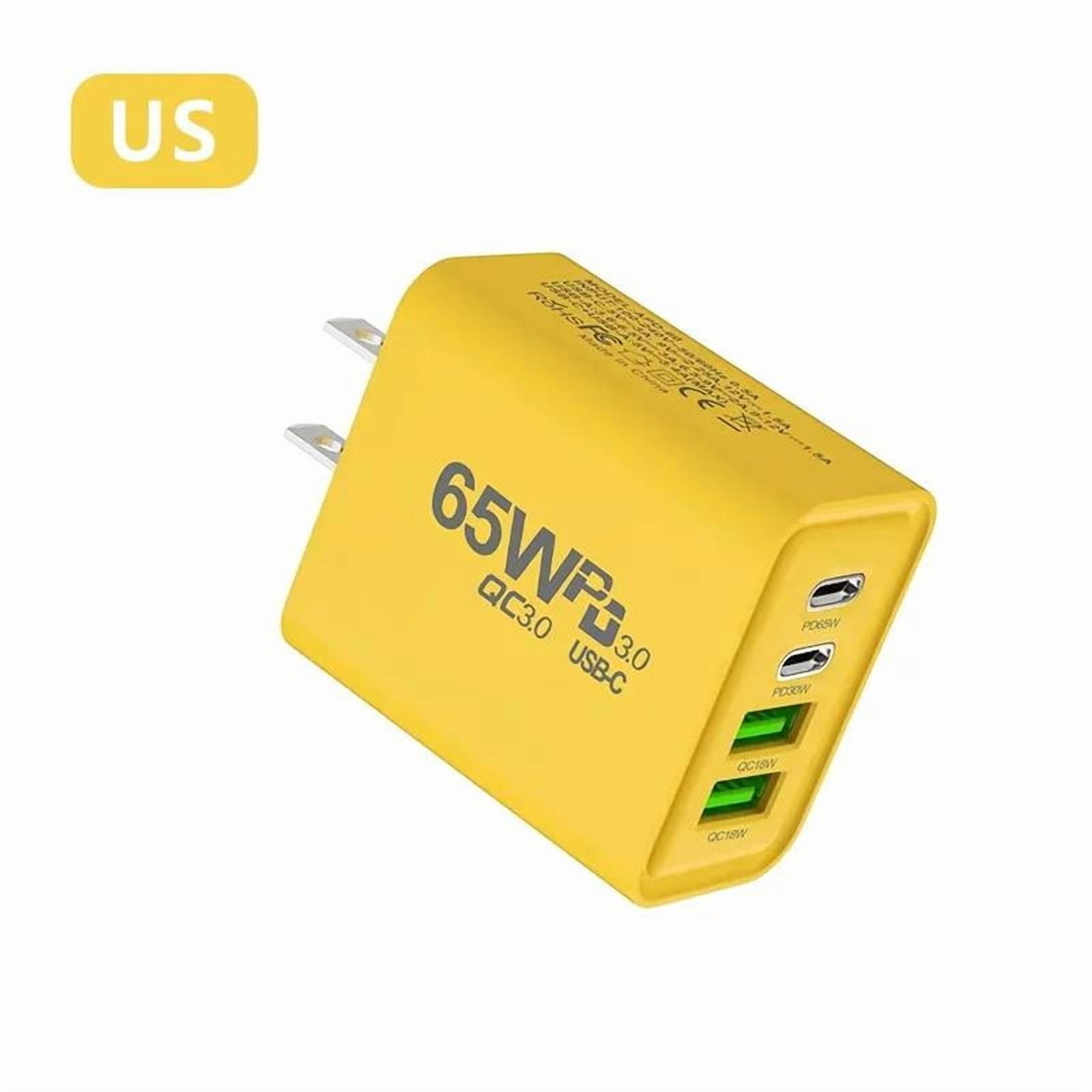 65W USB-C Fast Charger for iPhone & Android – Universal PD Type-C Wall ...