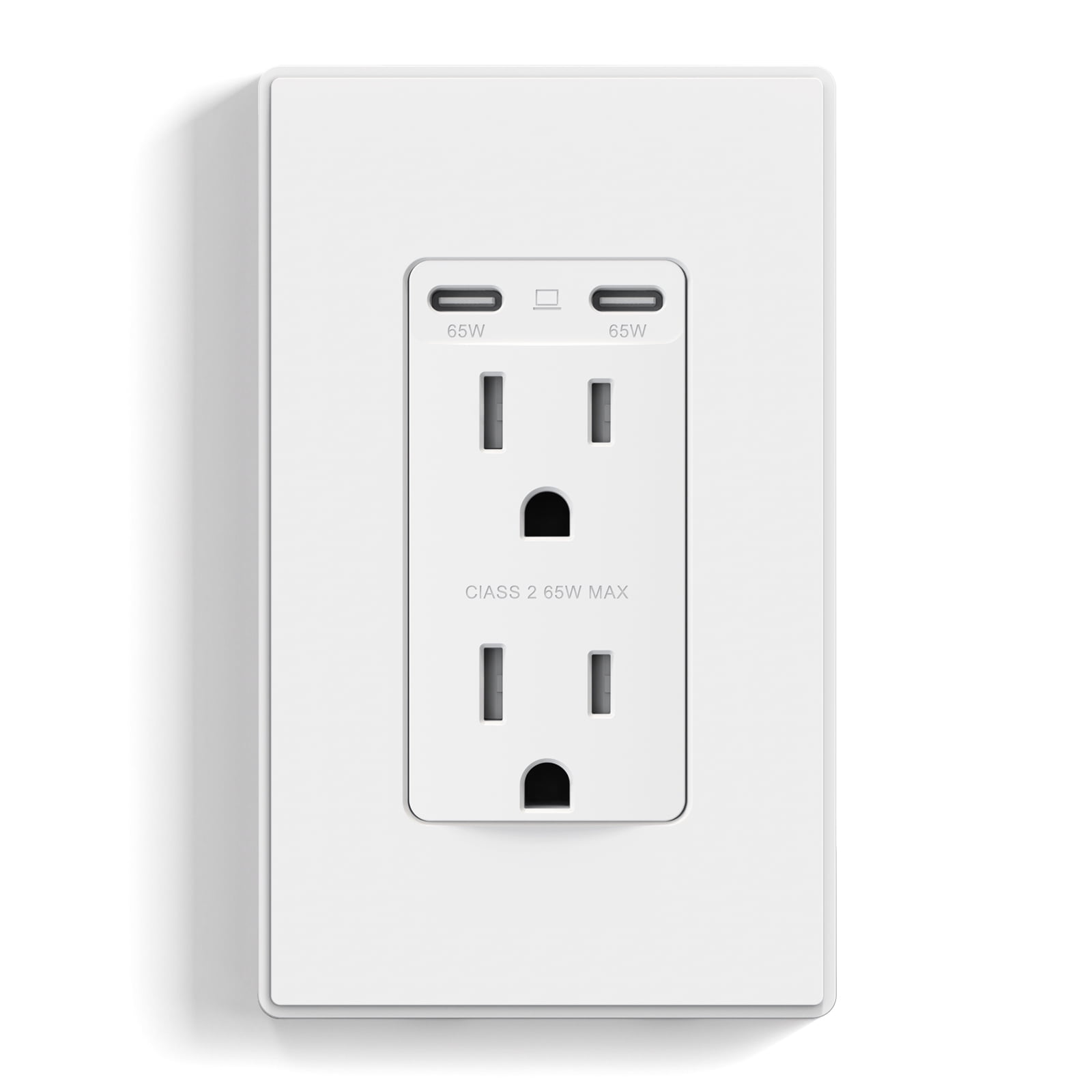 ELEGRP 65W USB C Outlet Receptacle for Laptop, Power Delivery 15 Amp ...