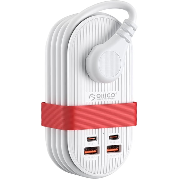 65W USB avel Power Sip, 7 in 1 Charging Station with 3AC, 2 USB-A, 2 ...