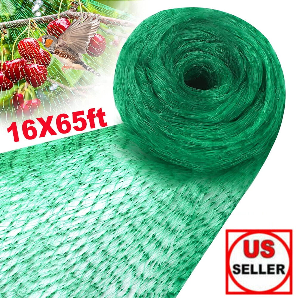 65X16 FT Bird Barrier Net Poultry Aviary Game Pens Mesh Anti Bird ...