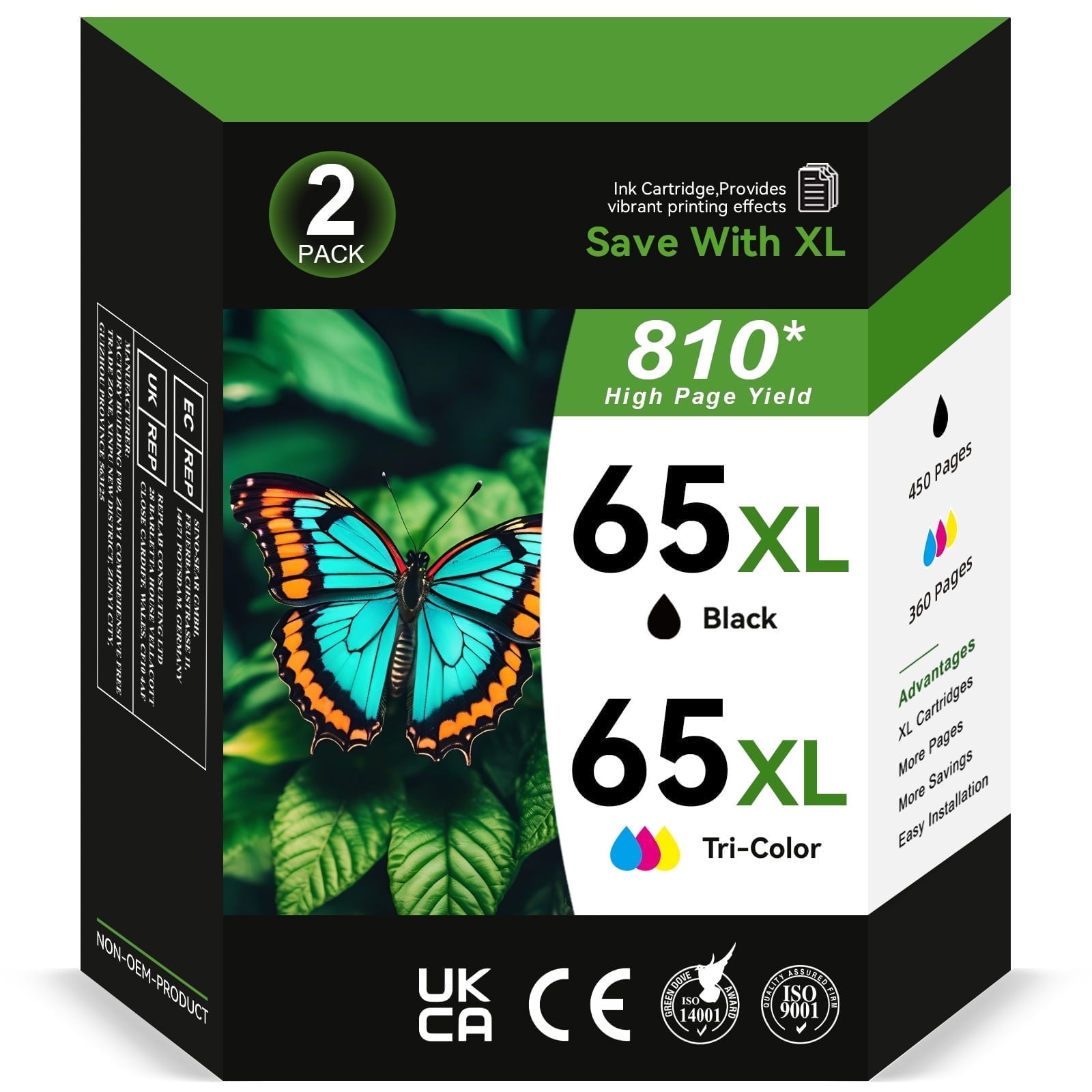 Epson DURABrite Ultra High-Yield Ink Cartridges, 1100 Page Epson DURABrite Ultra High-Yield Ink Cartridges, 1100 Page