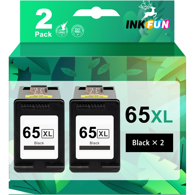 65XL Ink Replacement for HP 65 Black Ink Cartridge for HP Deskjet 3772 ...