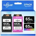 65XL Ink Cartridge for HP 65 Ink Cartridge for HP DeskJet 3772 3752 ...