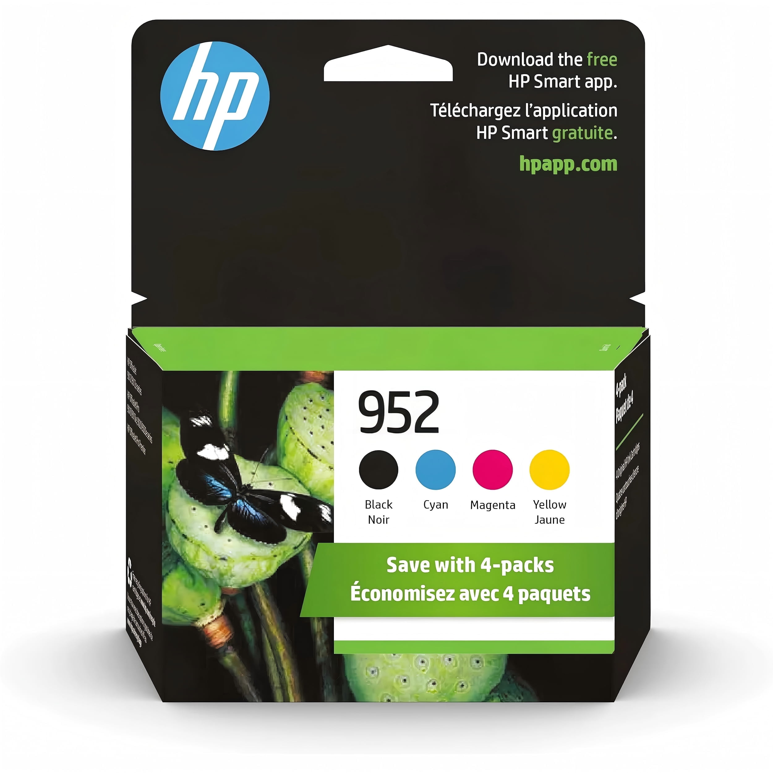 HP 65XL Ink Cartridges 2-Pack for Envy & DeskJet Printers, 1 Black & 1 ...