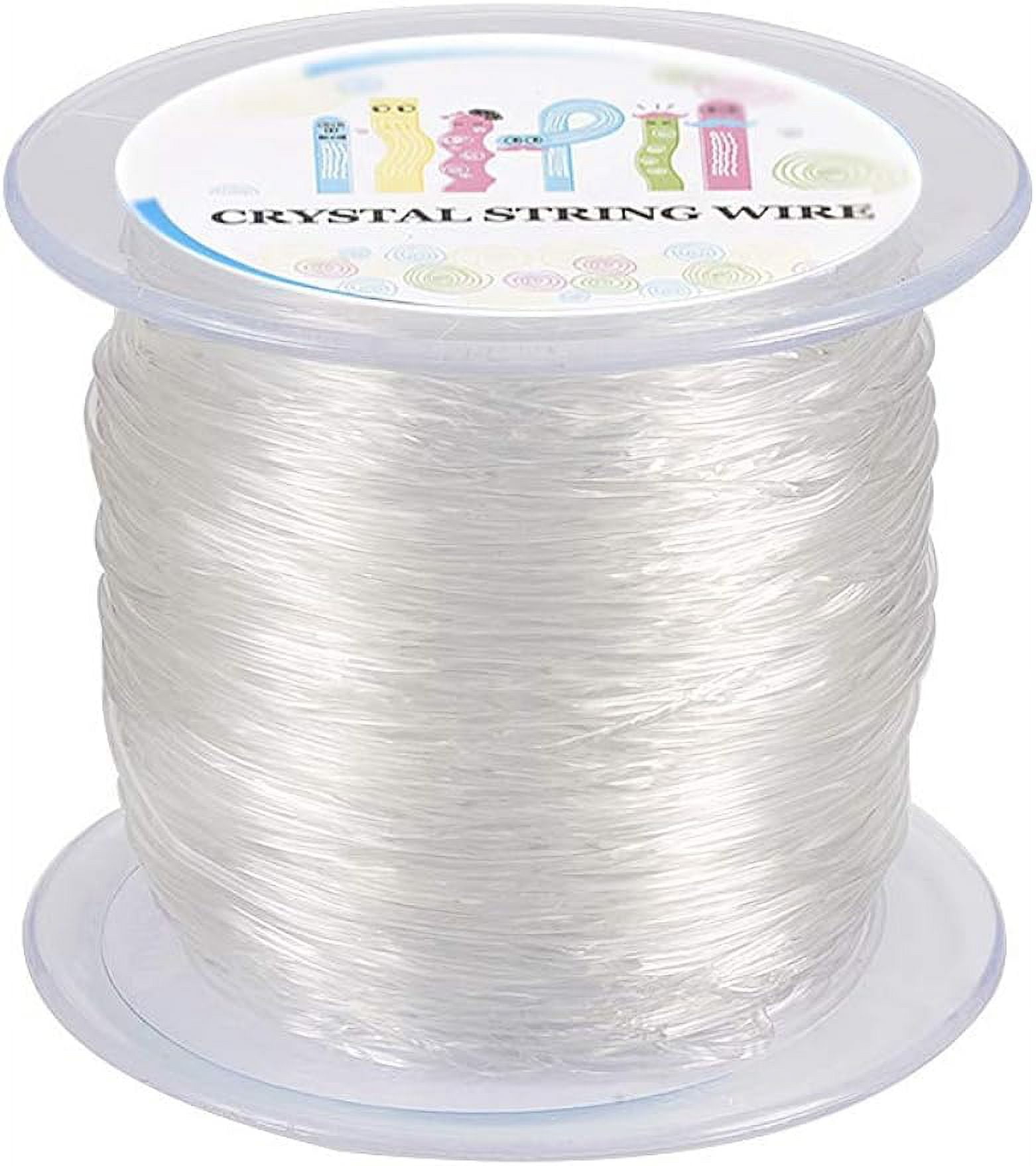 65Yards 1.2mm Clear Korean Elastic Crystal Thread Stretch String Cord ...