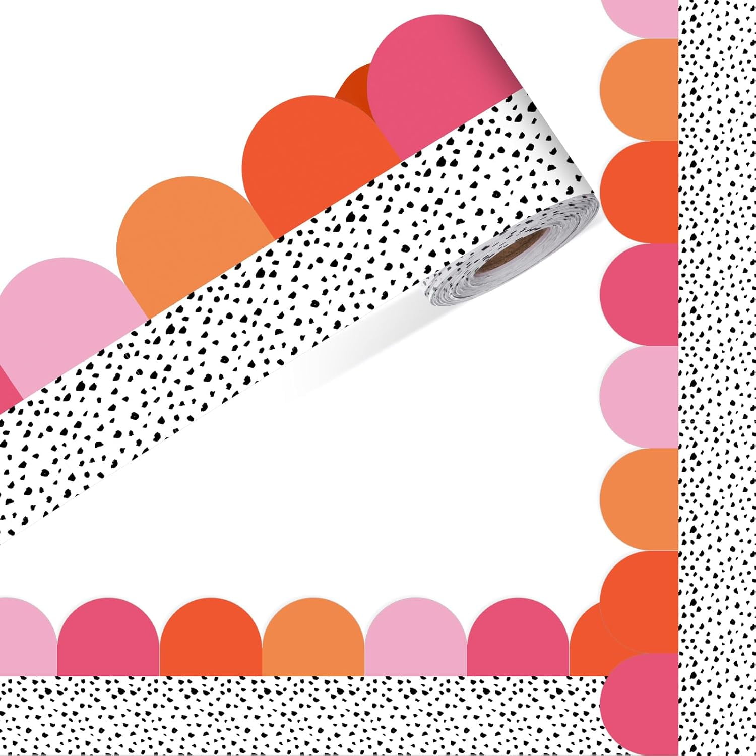 65ft Bulletin Board Borders for Classroom Decorations Black and White ...