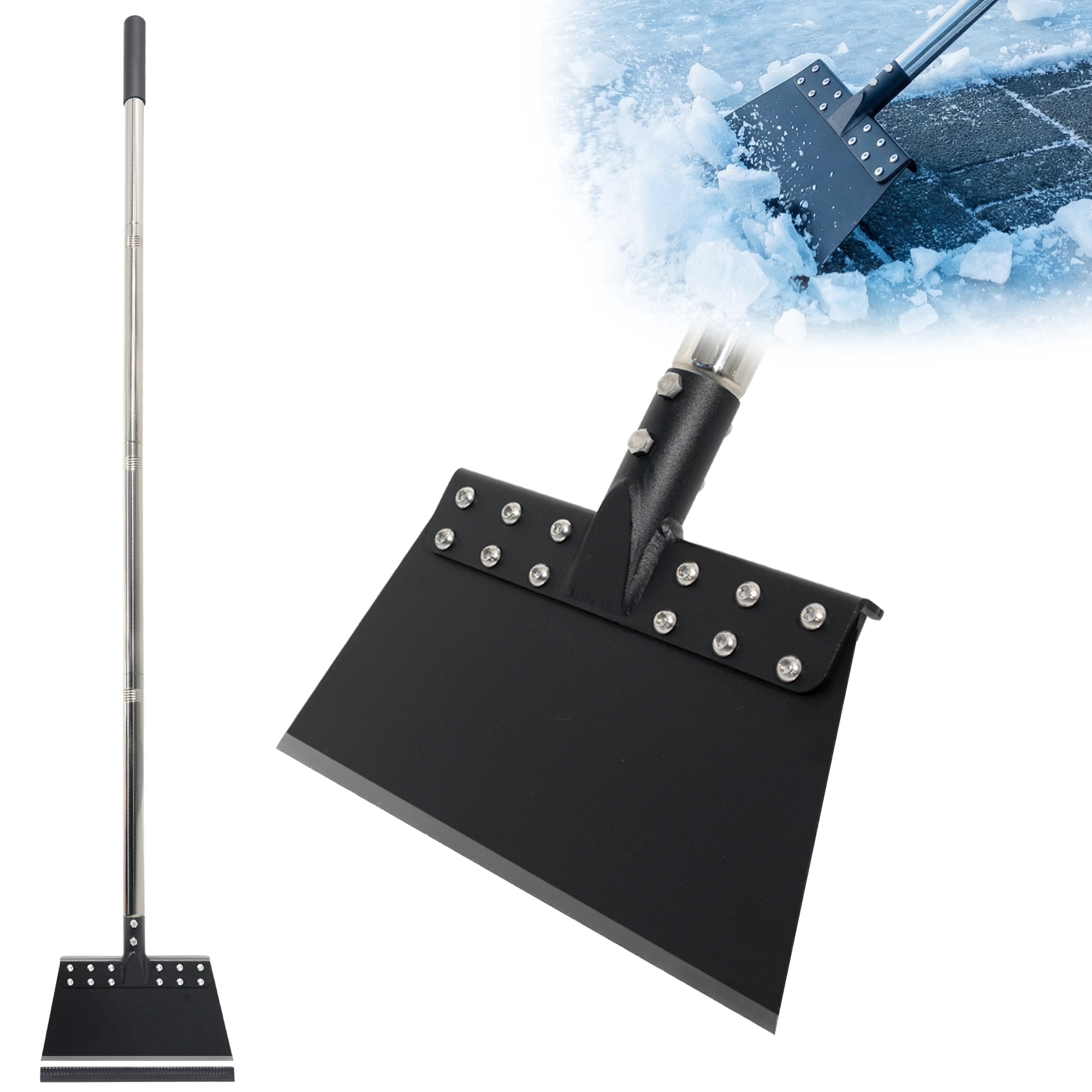 CKLT Lawn Edger with 65in Spring Steel Blade for Ice Snow Weed Removal ...
