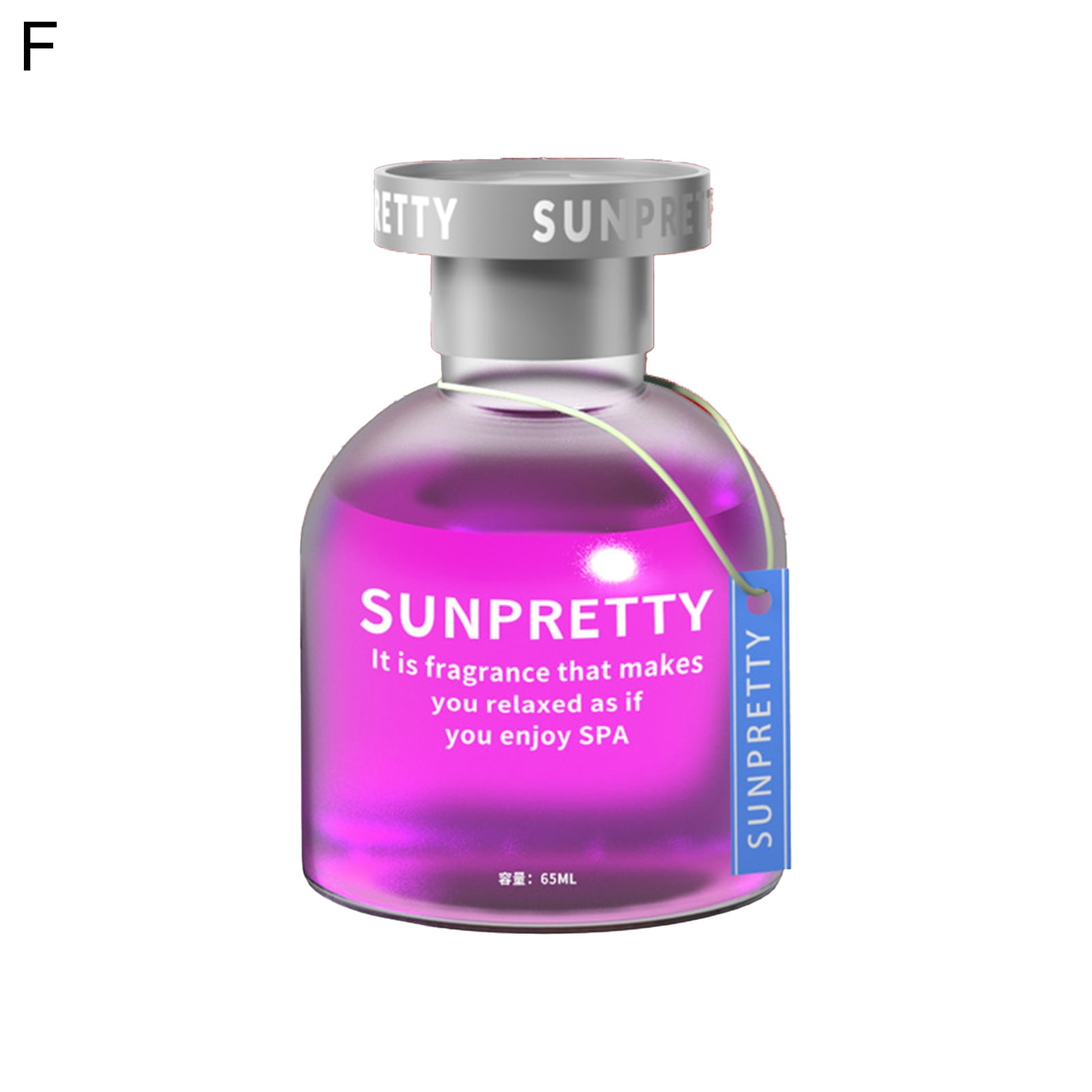 65ml Car Perfume Refillable Various Scents Glass Bottle 7 Fragrances ...