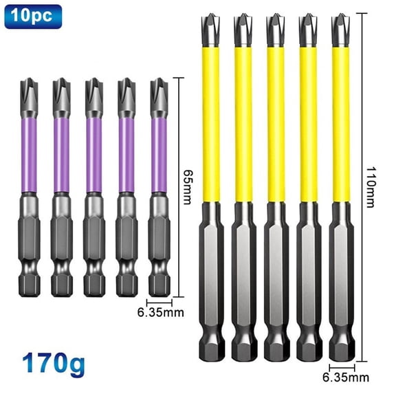 65mm 110mm Magnetic Special Slotted Cross Screwdriver Bit for ...