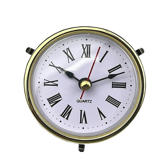 (65mm) 2.56Inch Minis Quartzs Clock Insert with Arabic/Roman Numerals ...
