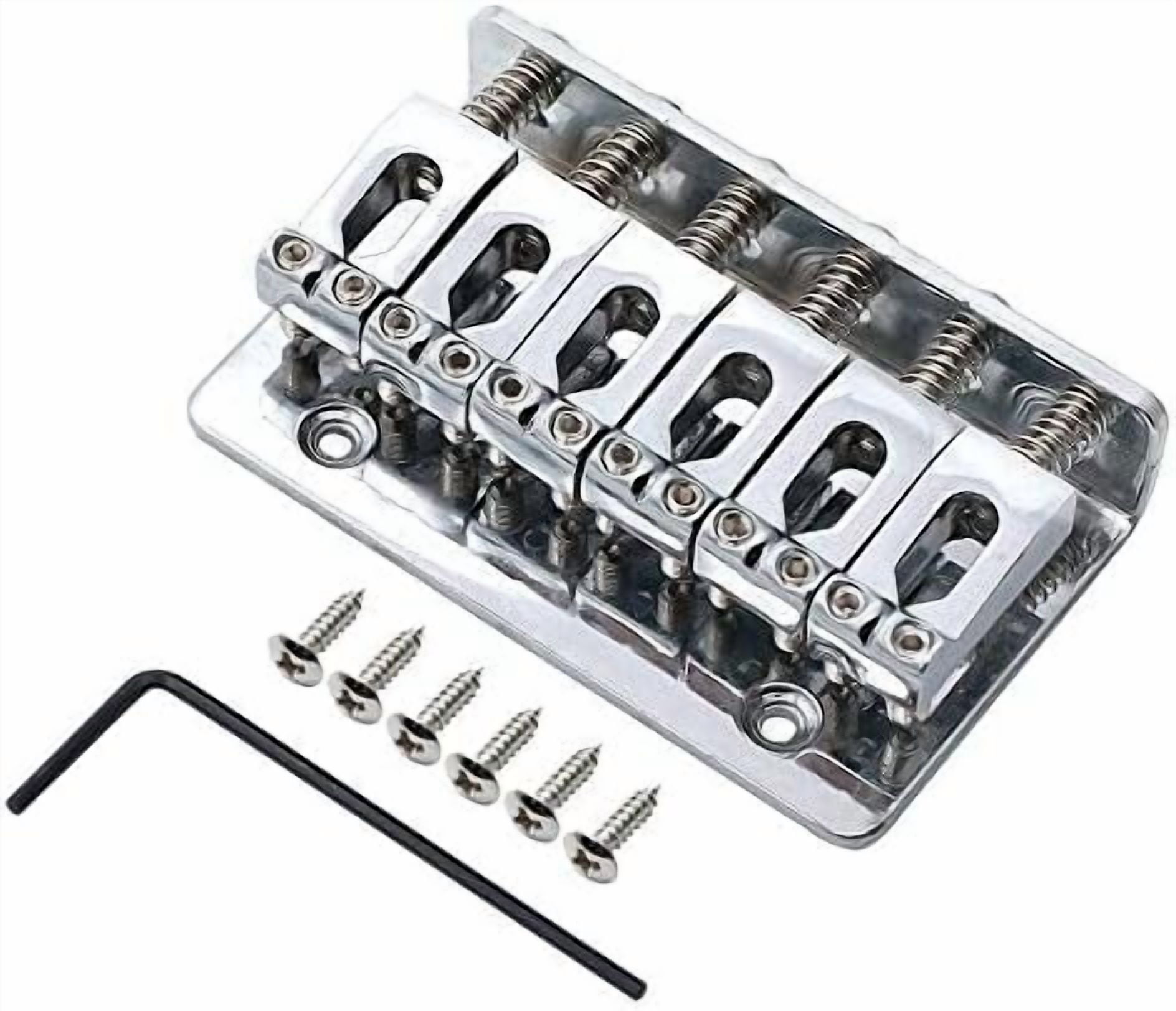 65mm Hardtail Bridge Top Load Guitar Saddle Tailpiece for 6 String Tele ...