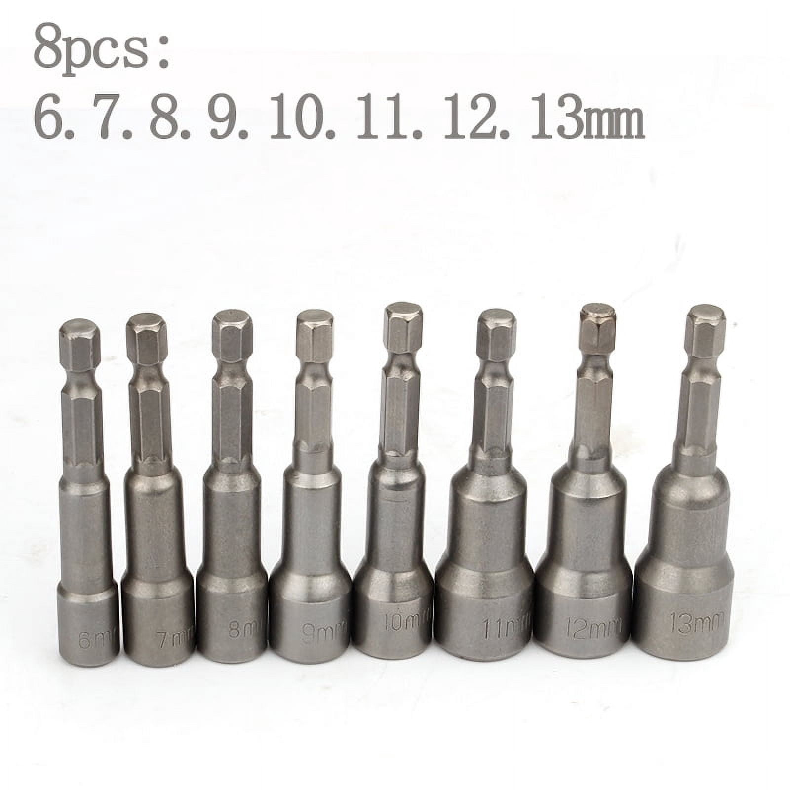 65mm Length Electric Power Magnetic Screwdriver Nut Driver Set Impact 1 ...