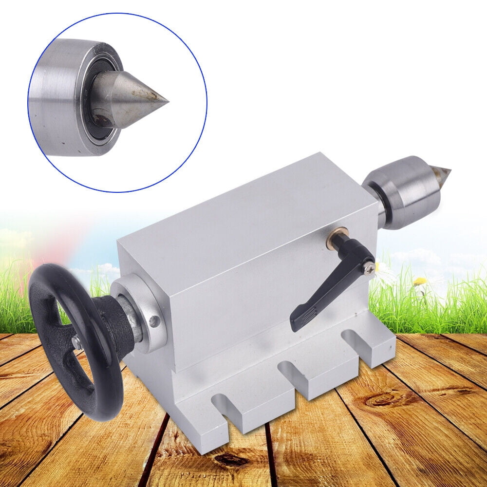 65mm MT2 Tail-Stock Rotary Axis Live Center Fit CNC A 4th Axis Router ...