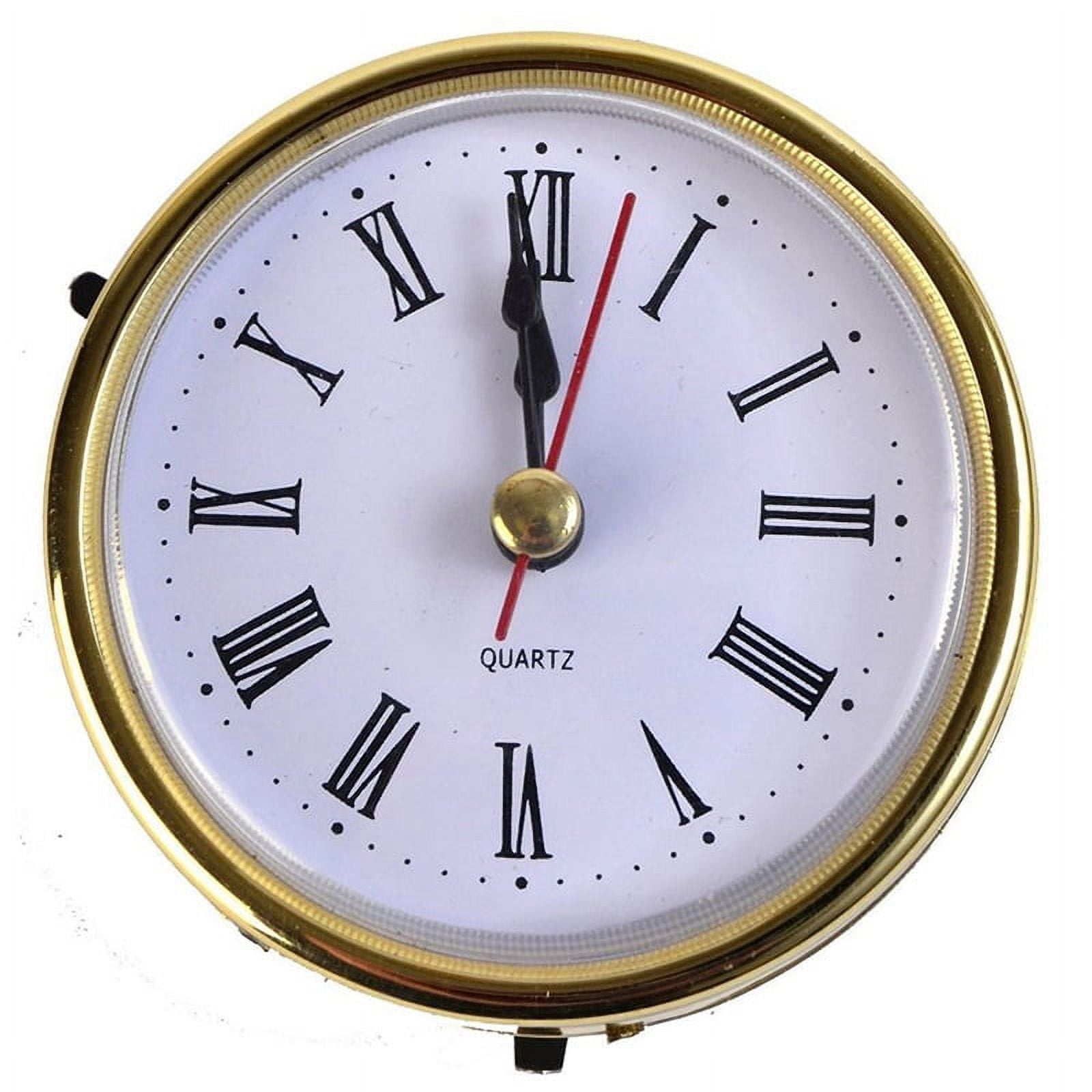 65mm Quartz Clock Fit-up/insert, Gold Trim, Roman Room UK Hot Clocks ...