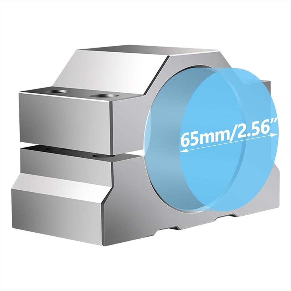 65mm Spindle Clamp Motor Bracket, Aluminum Bracket Clamp with 4 Screws ...