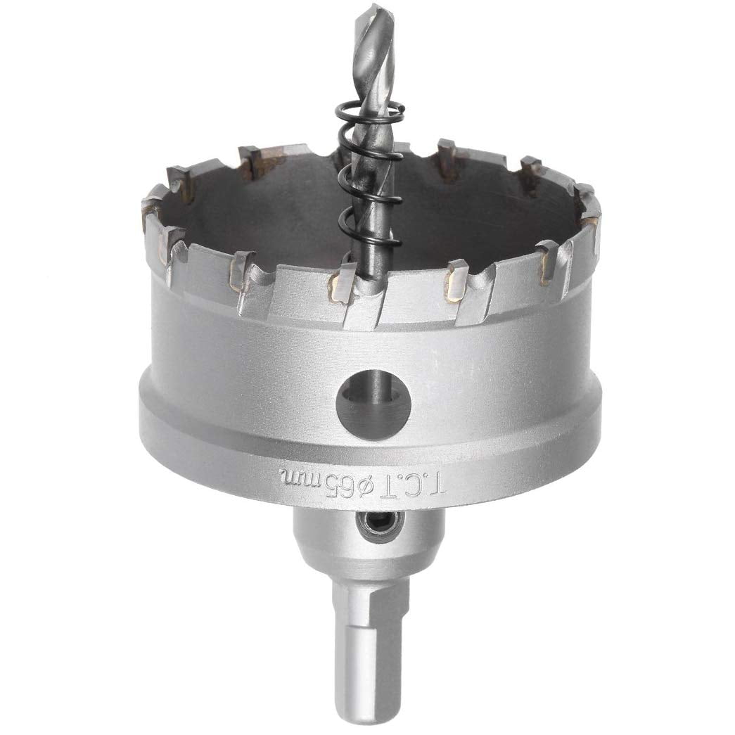 65mm TCT Hole Saw, 2-9/16\u201d Cutting Diameter Tungsten Carbide ...