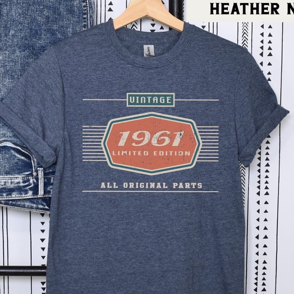 65th Birthday Gift 1961 Birthday Unisex Shirt Car Lover Husband Dad ...