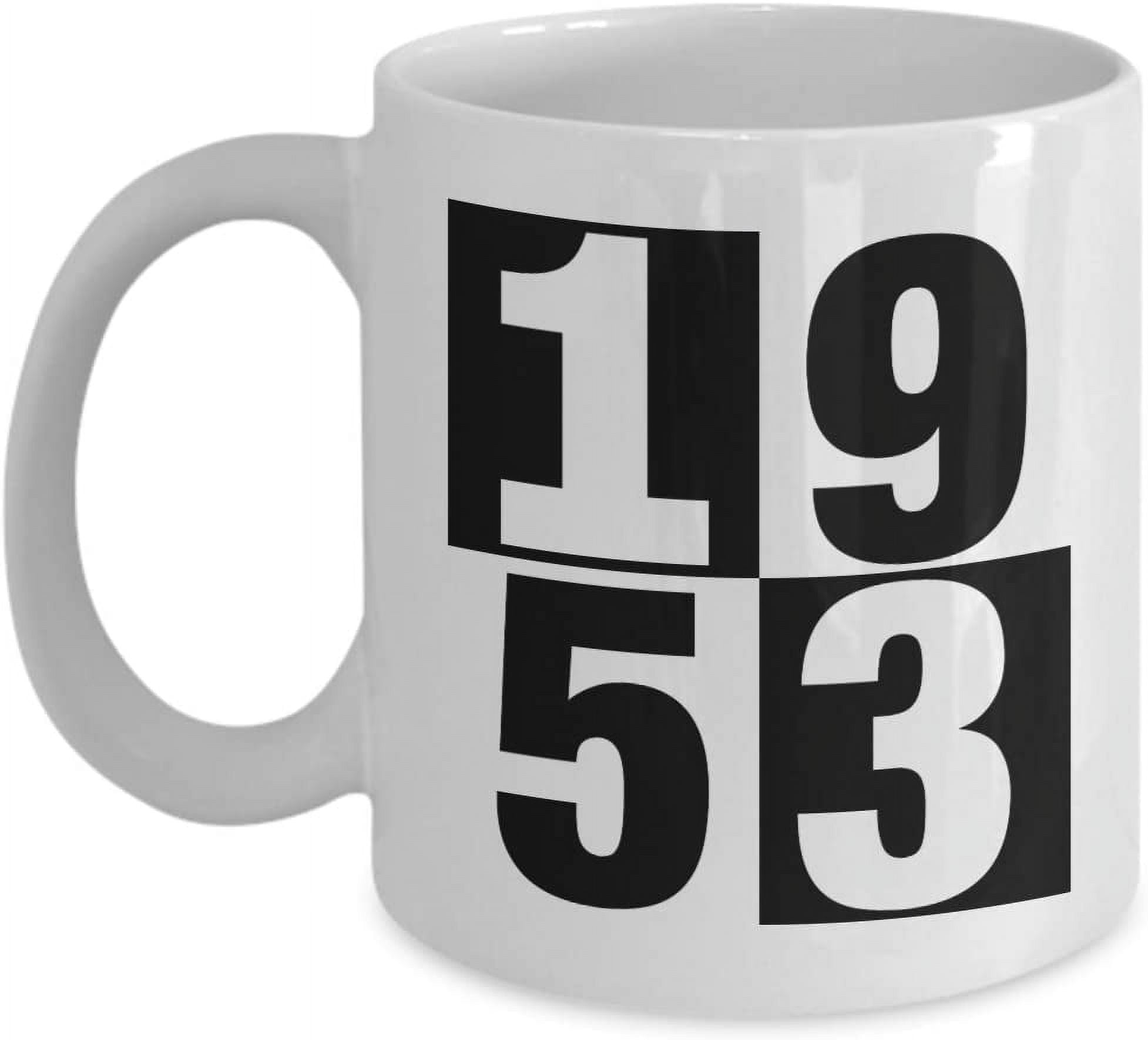 65th Birthday Mug 1953 Year You Were Born Celebration Anniversary Year ...