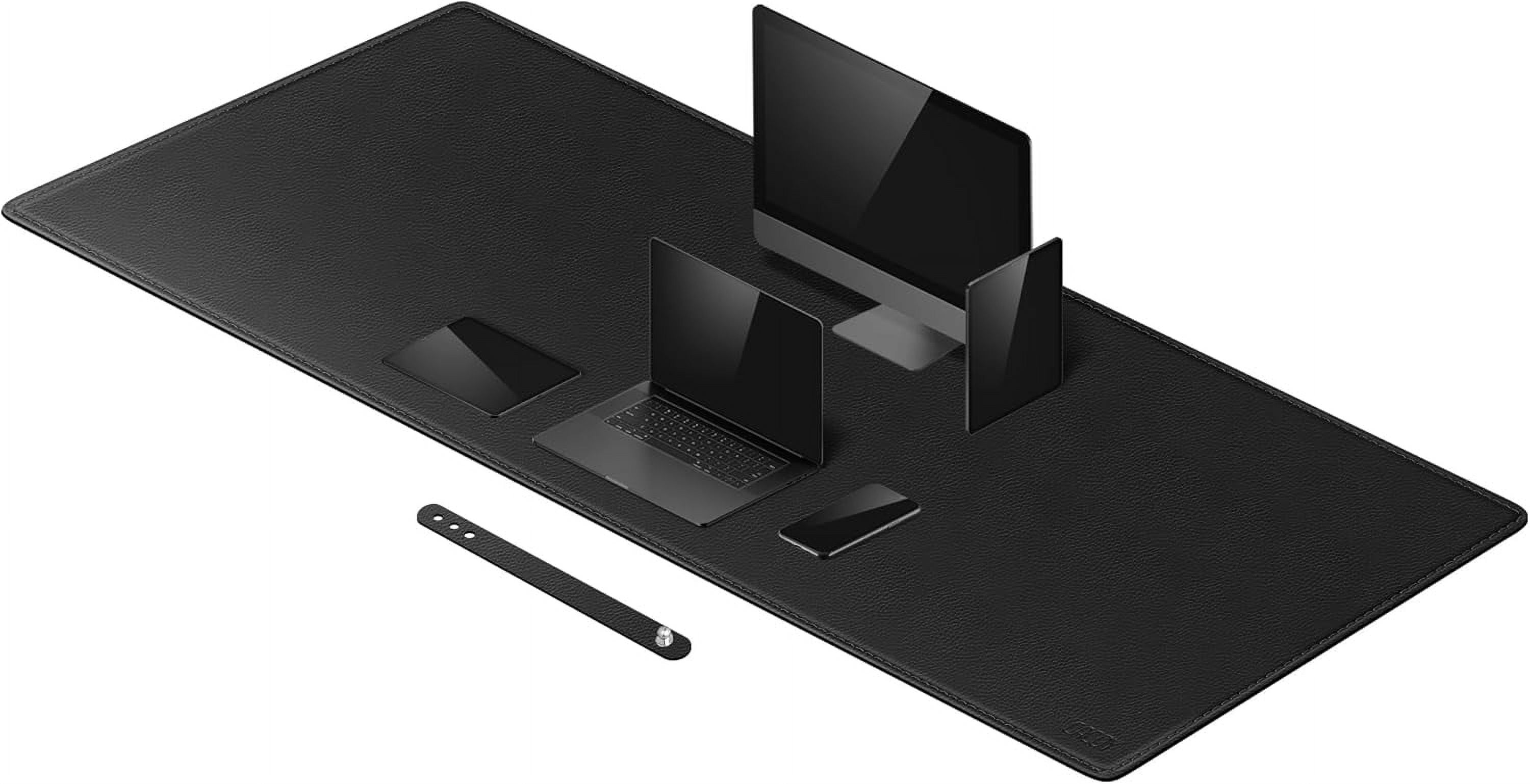 66.9" x 35.4" Leather Desk Mat, Large Computer Mouse Pad, PU Leather ...