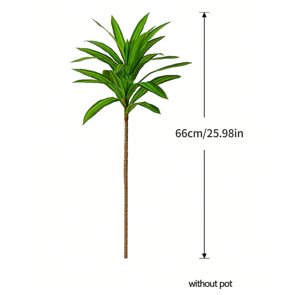 66-98cm Large Artificial Tropical Plants Fake Green Leaves Faux ...