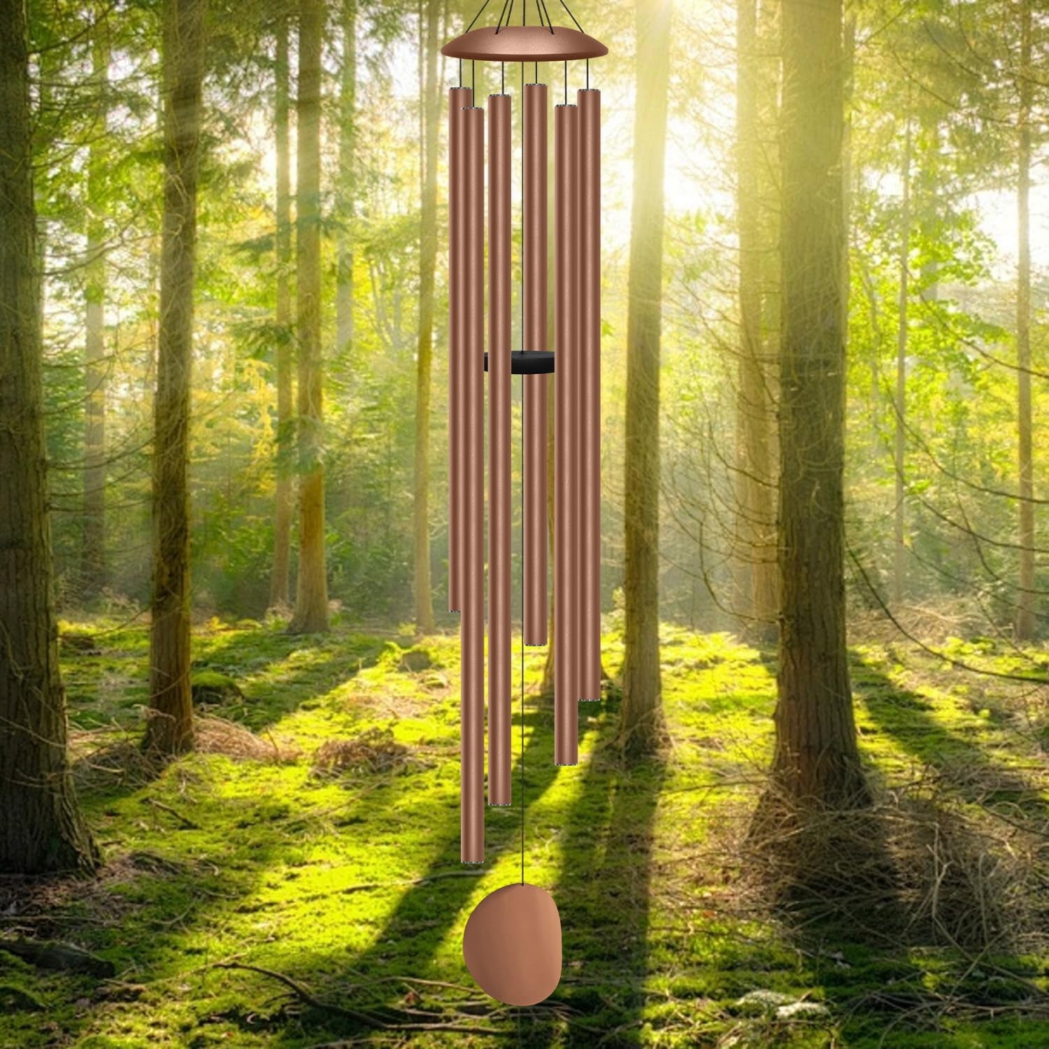 66" Extra Large Wind Chimes for Outside DeepTone,6 Thick and Bold ...