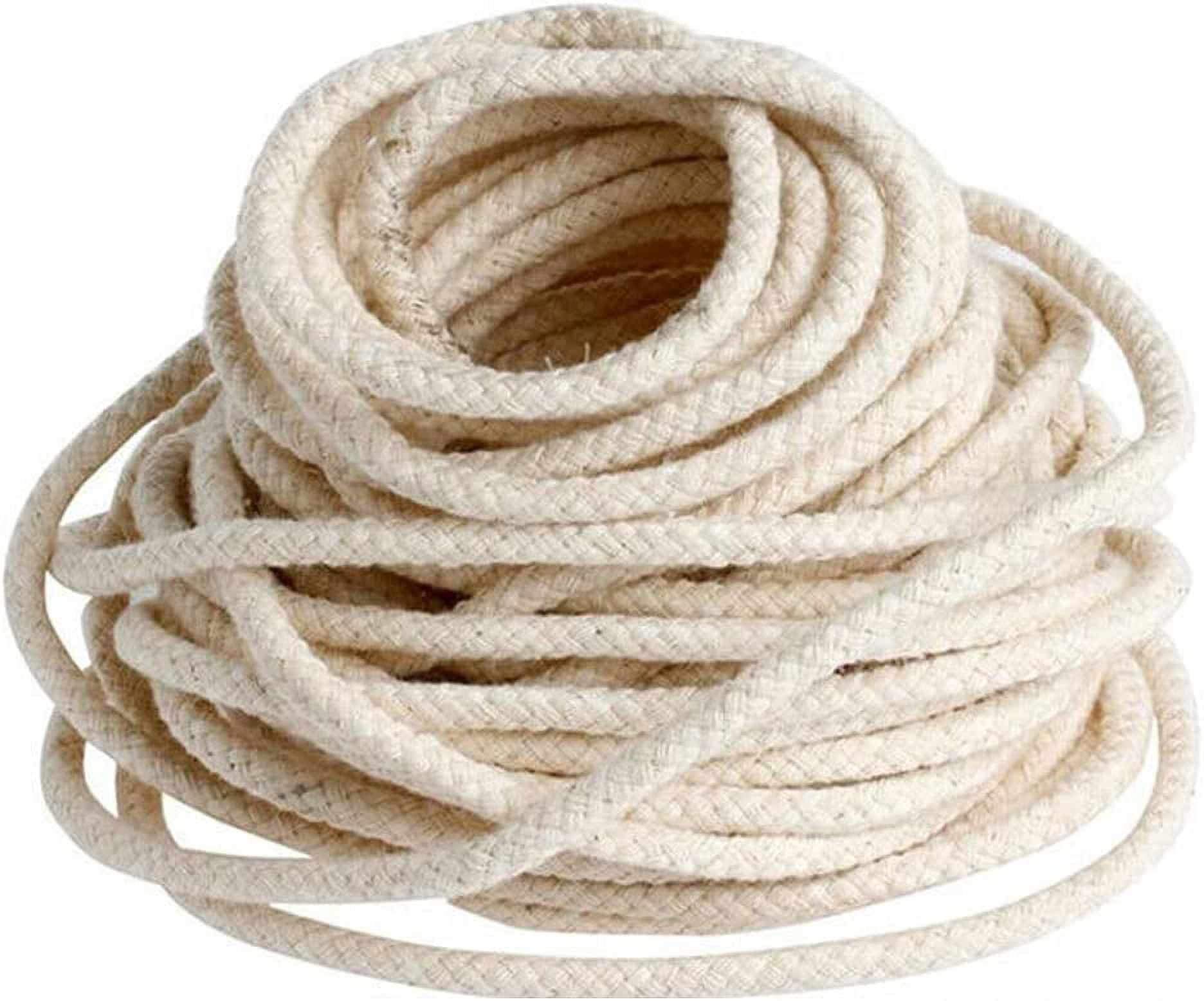 66 Feet (20.11 Meter) 6 MM Round Cotton Wicks for Kerosene Paraffin ...