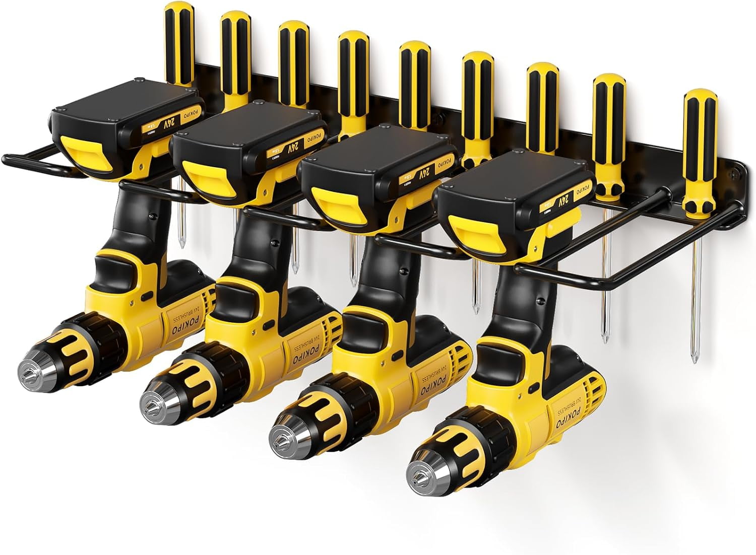 66" Garage Tool Organizer Wall Mount - 720lbs Garden Tool Organizer ...