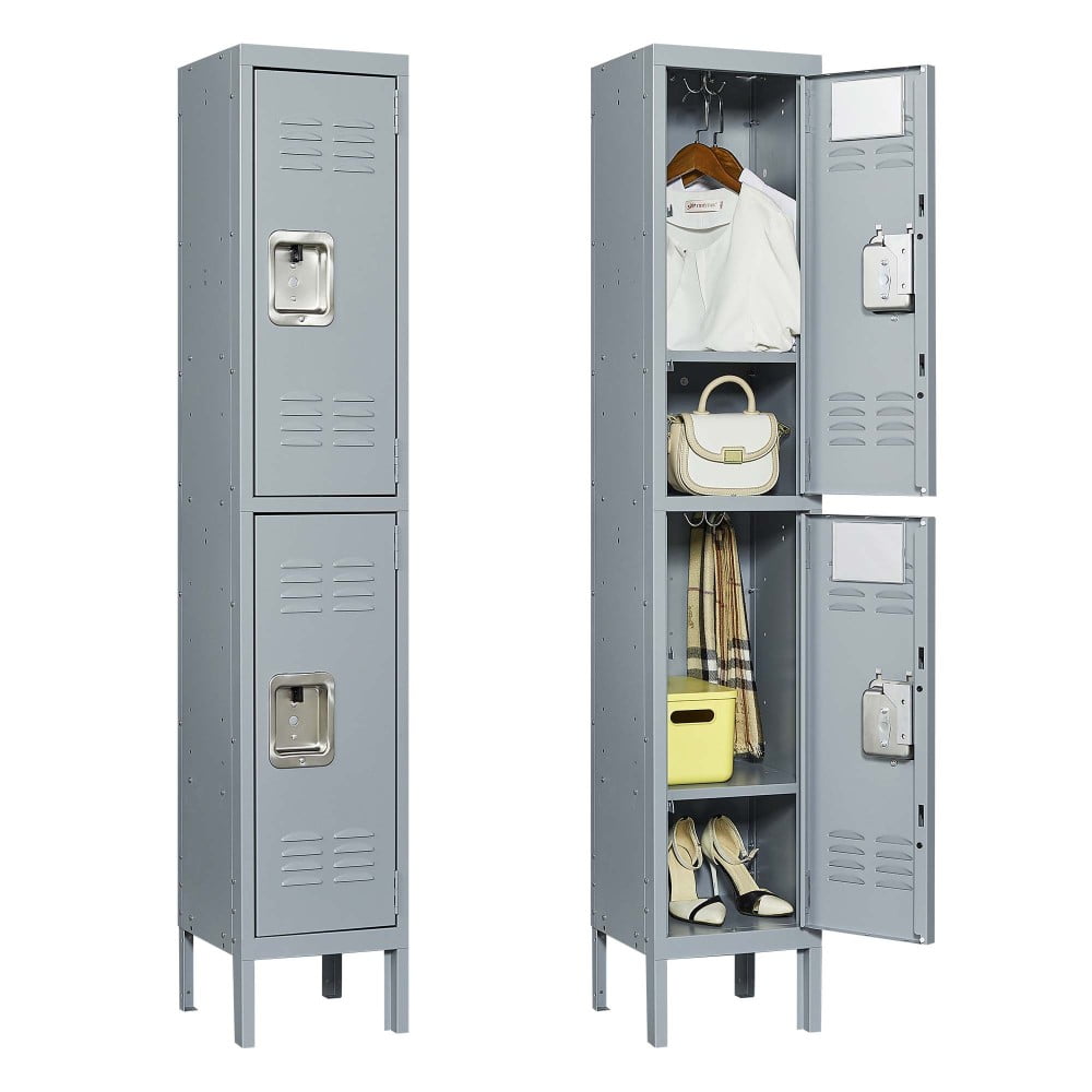 66" Height Metal Lockers with Doors Locking Employees Storage Locker ...