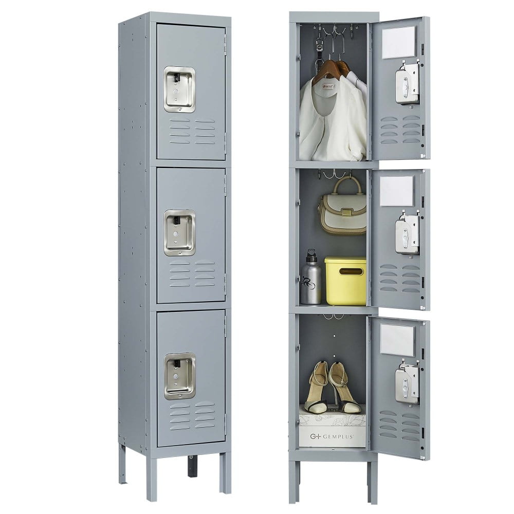 66" Height Metal Lockers with Doors Locking Employees Storage Locker ...