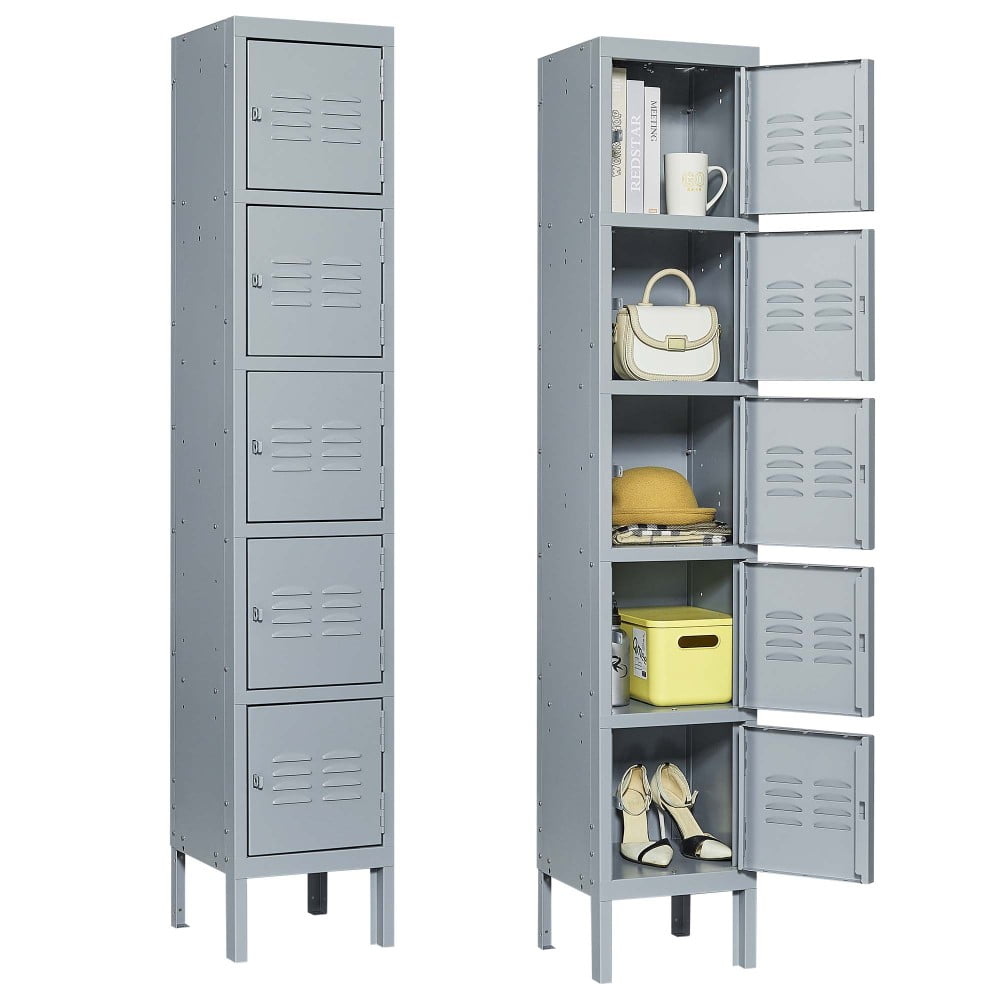 66" Height Metal Lockers with Doors Locking Employees Storage Locker ...