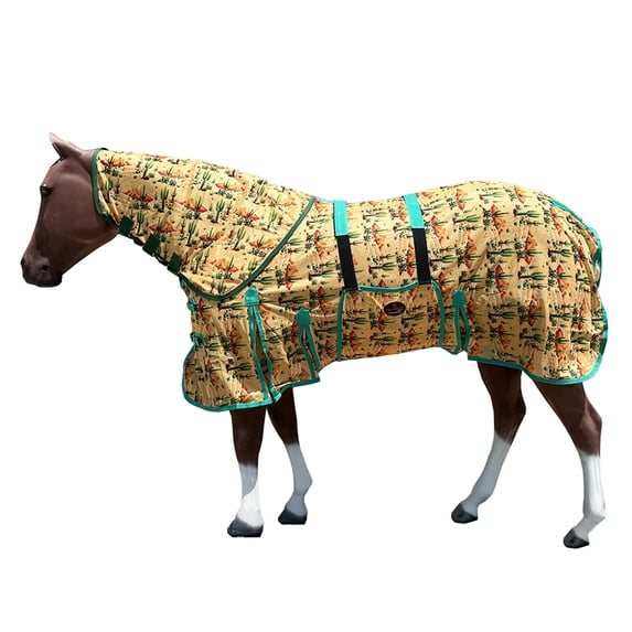 66 In - 84 In Hilason Horse Fly Sheet With Neck Uv Protect Mesh Bug ...