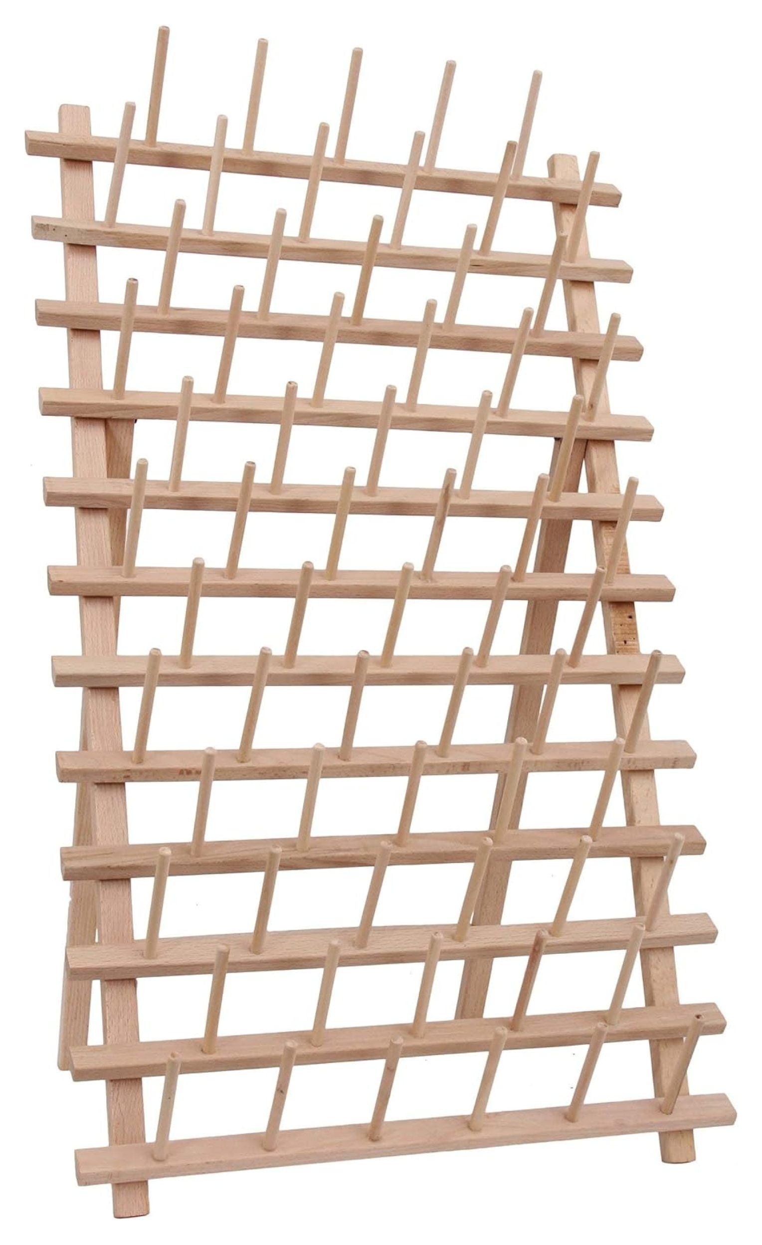 66 Large Spool Cone Wood Thread Rack | Made of Hardwood, Sturdy ...