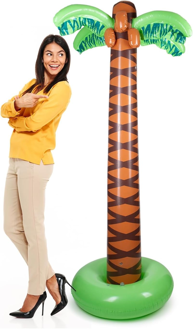 66" Palm Tree Inflate Giant Artificial Blow Up– Luau Hawaiian Theme ...