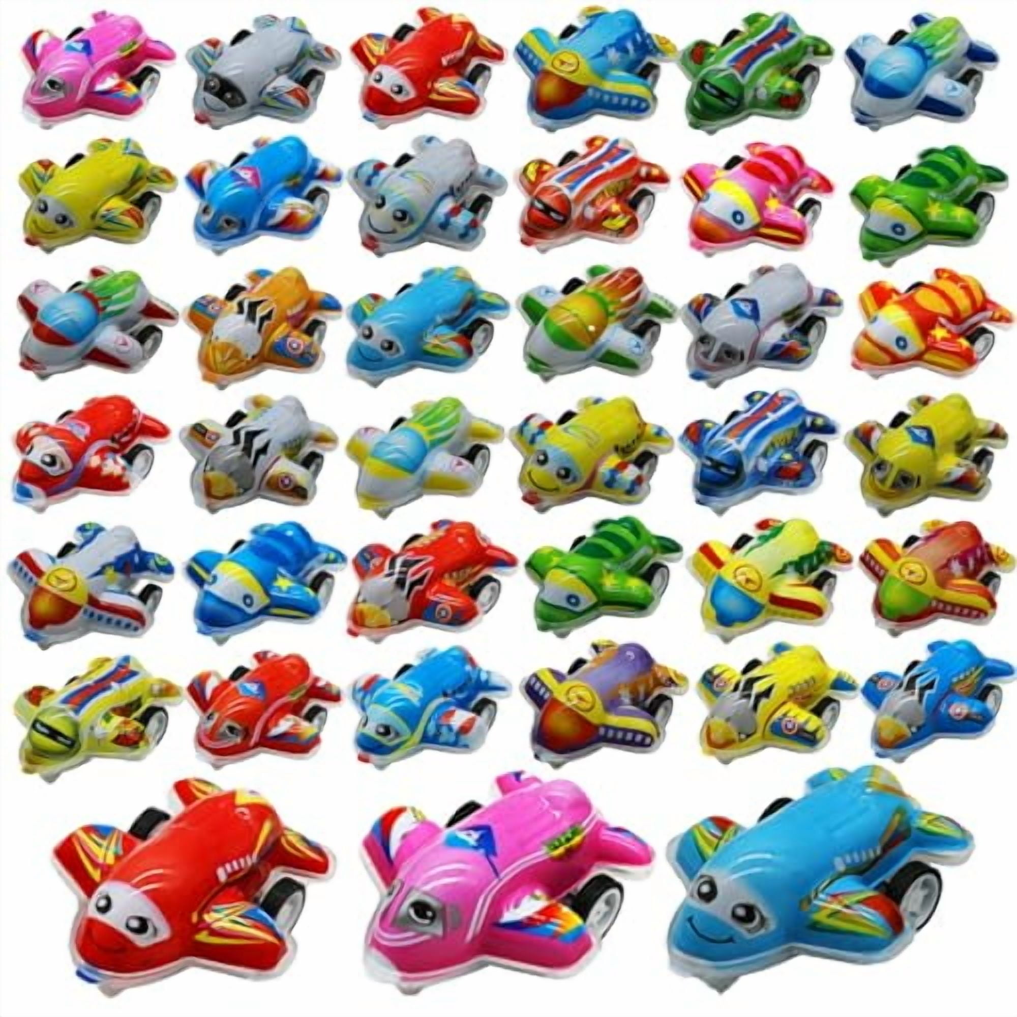 66 Pcs Mini Pull Back Planes Party Favors for Kids,Treasure Box Toys ...