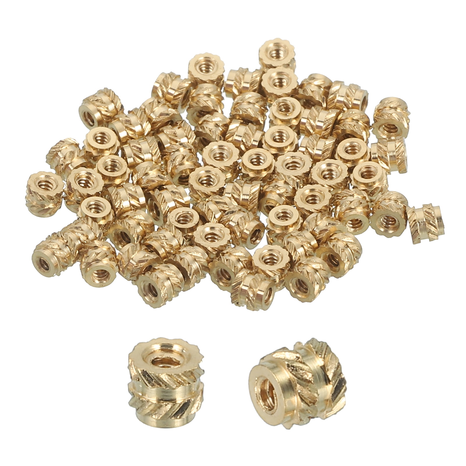 66 Pcs Threaded Inserts, M1 Brass Heat Set Insert for 3D Printing ...