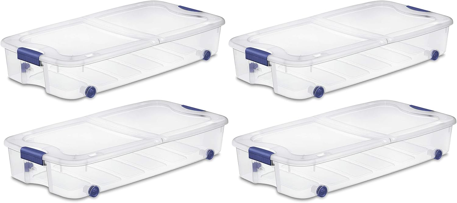 66 Qt./62 L Ultra Storage Box, Case of 4 - Walmart.com