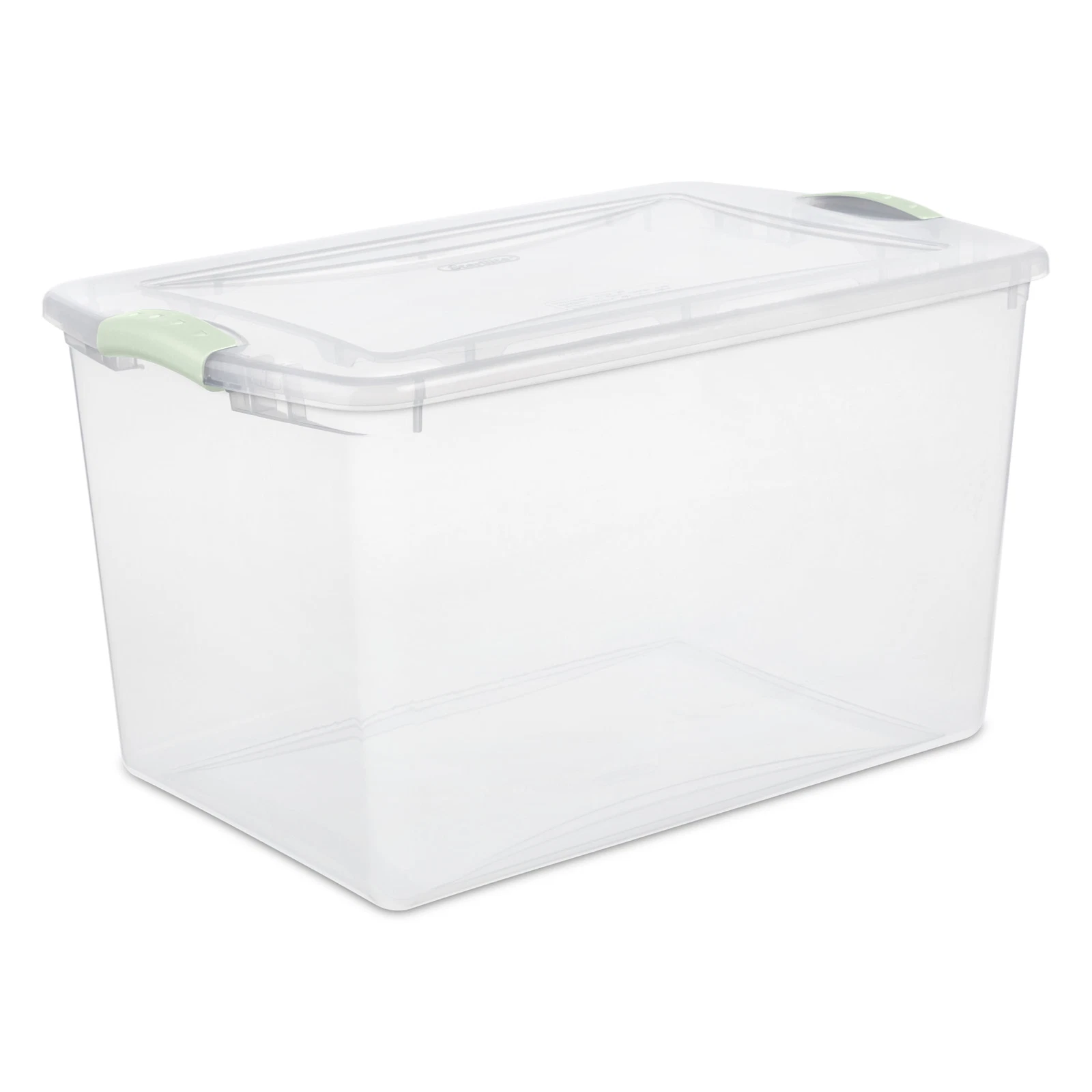 66 Qt. Latch Box Plastic Adult, Soft Sea - Walmart.com