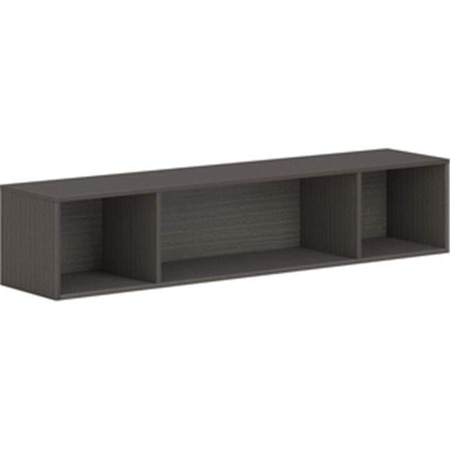 66 in. Open Wall Mounted Storage, Slate Teak - Walmart.com