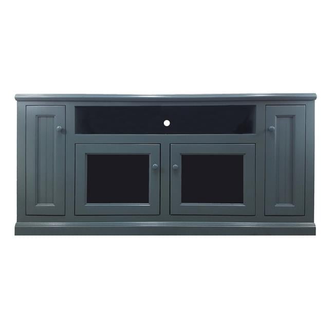 66 in. Poplar TV Stand, Antique Black - Walmart.com