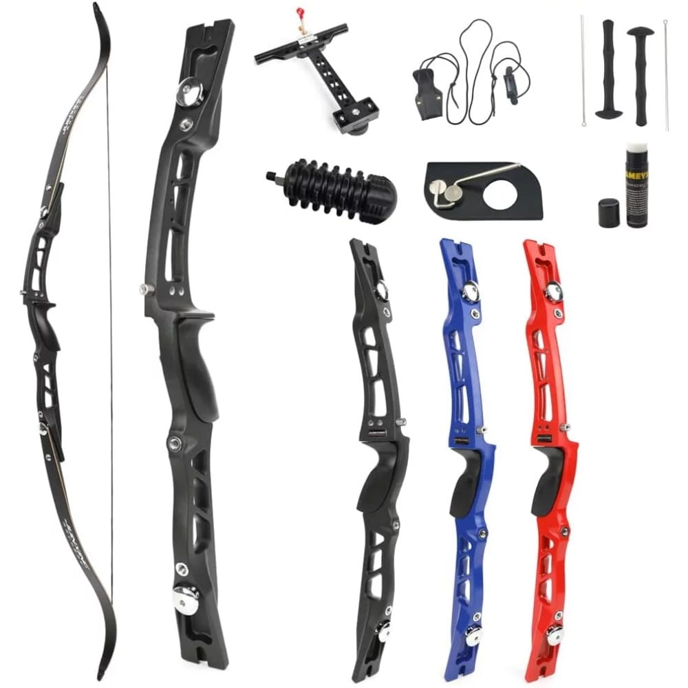 66 inch ILF Recurve Bow Aluminum Takedown Riser Draw Weight 20 -40 Lbs ...