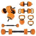 66 lbs lbs Adjustable Dumbbell Set, 4-in-1 Multi-Functional Weights for ...