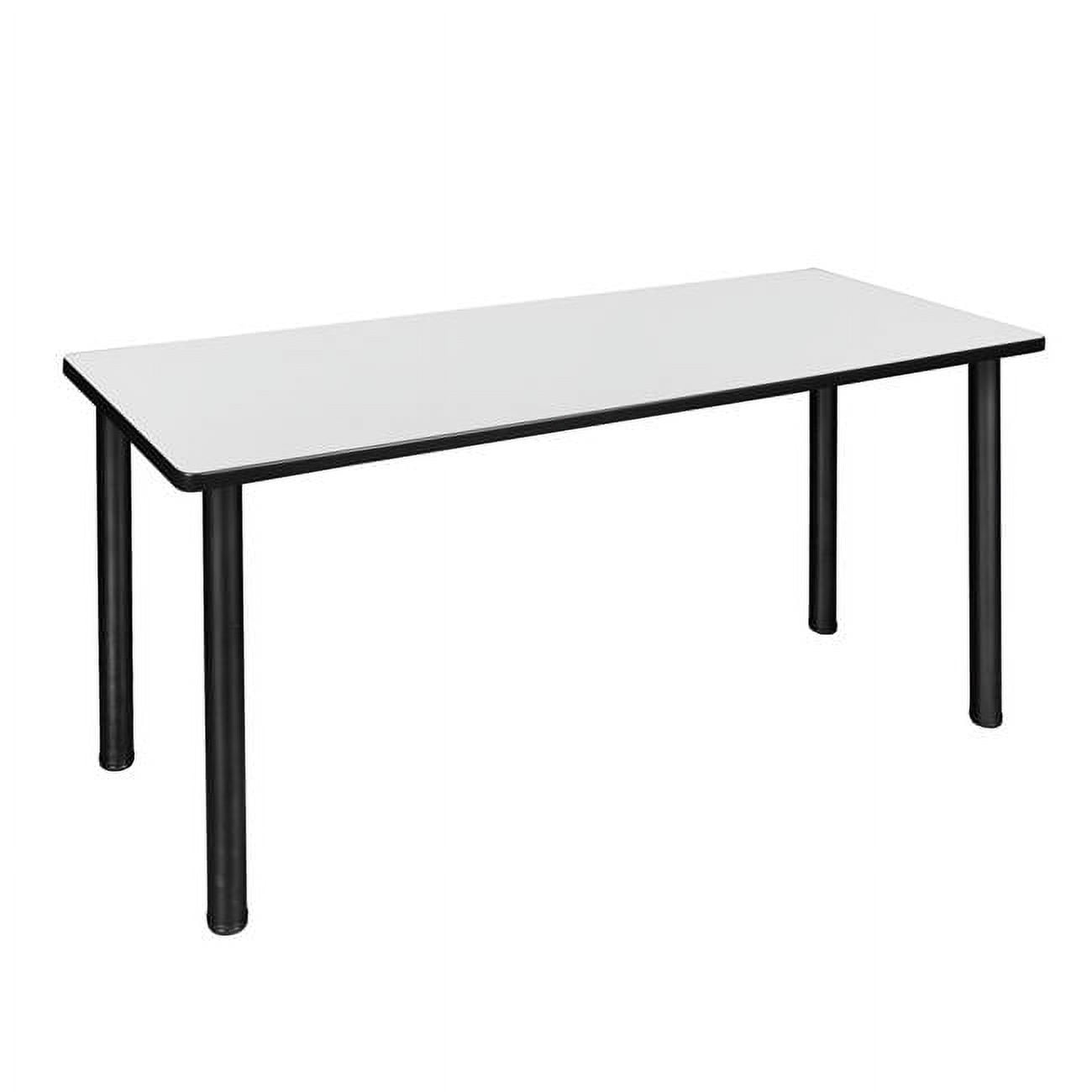 66 x 24 in. Kee Training Table - White & Black - Walmart.com