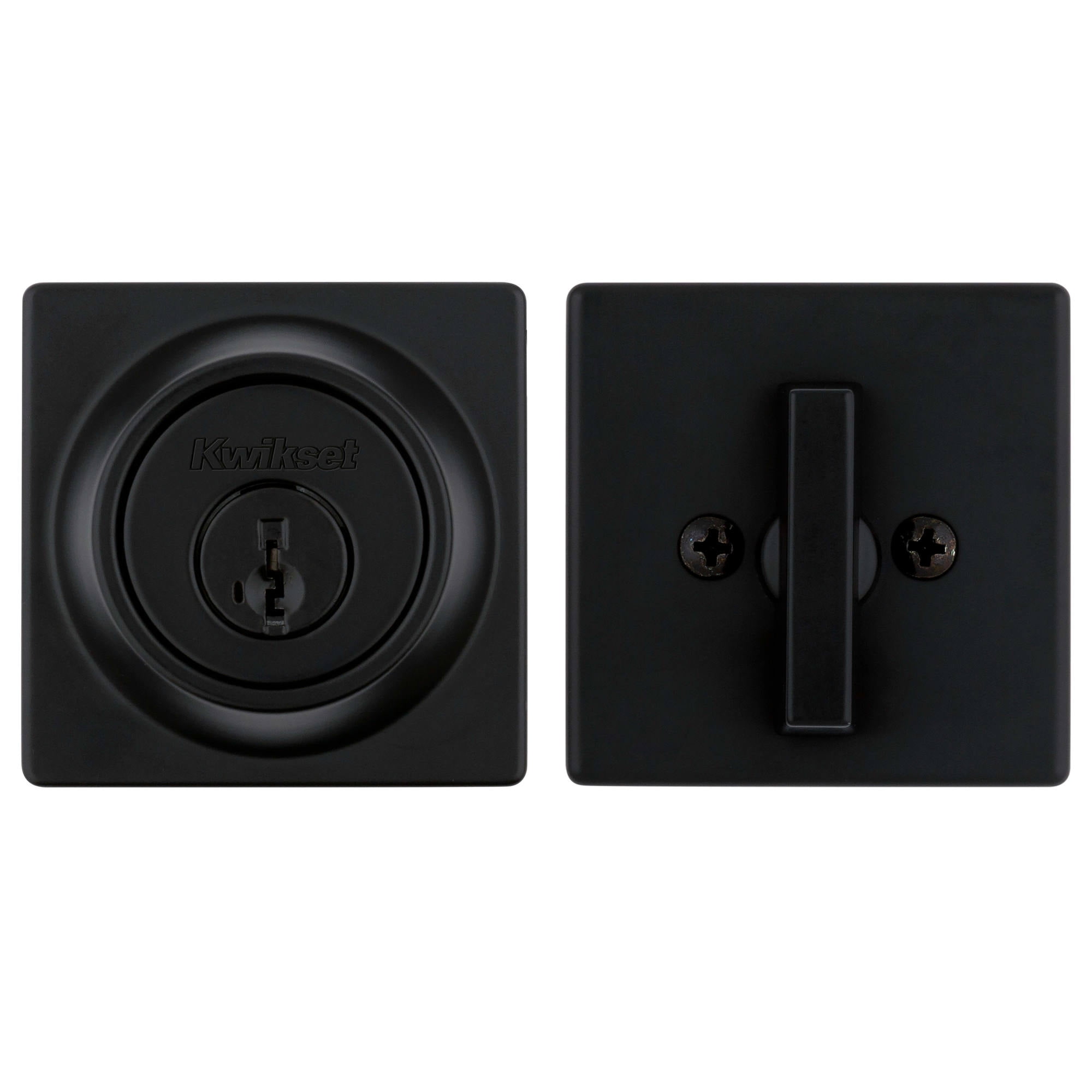 660 Contemporary Square Deadbolt, Keyed One Side, featuring SmartKey ...