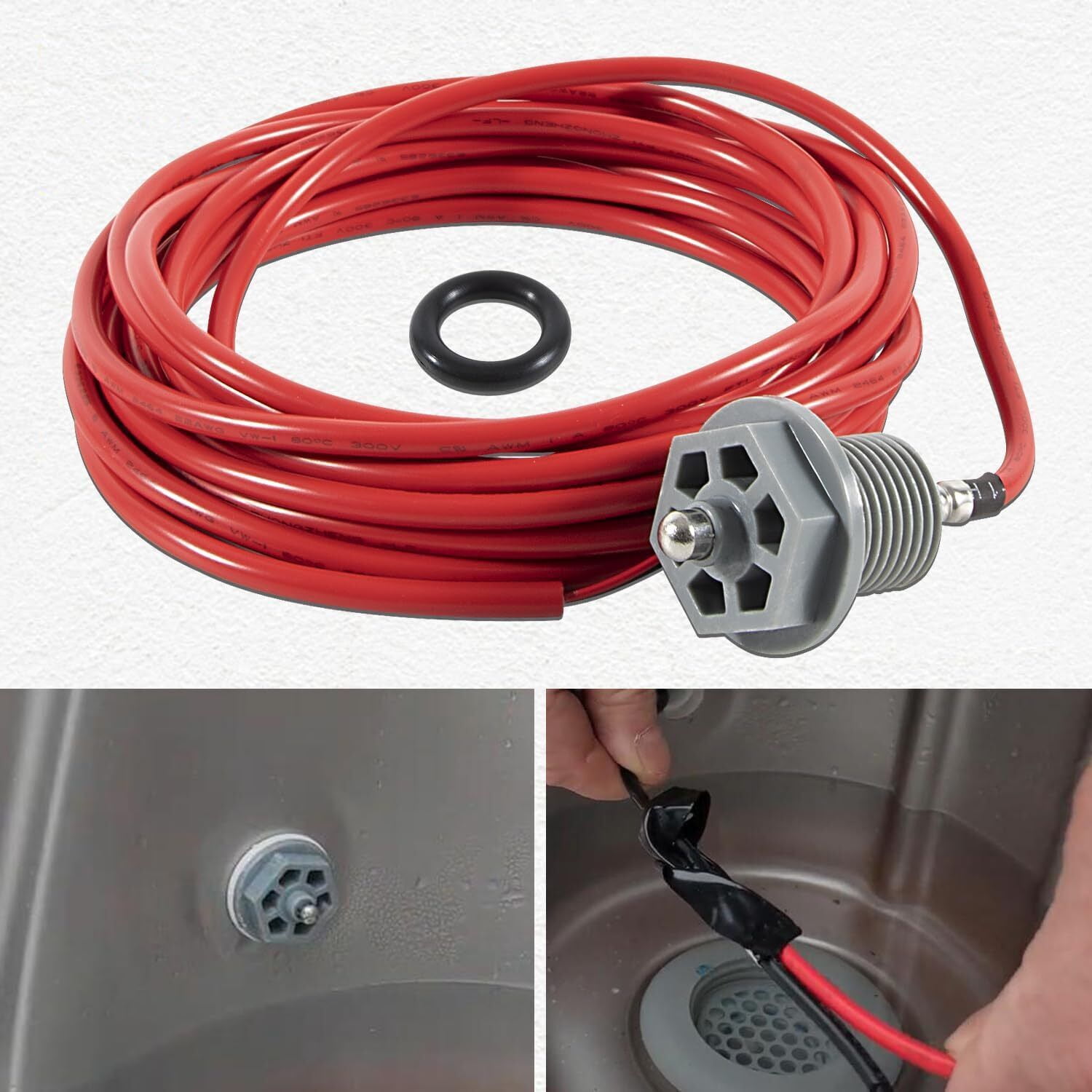 6600-167 Temperature Sensor & 6540-228 O-Ring For Sundance Spas, Hot ...