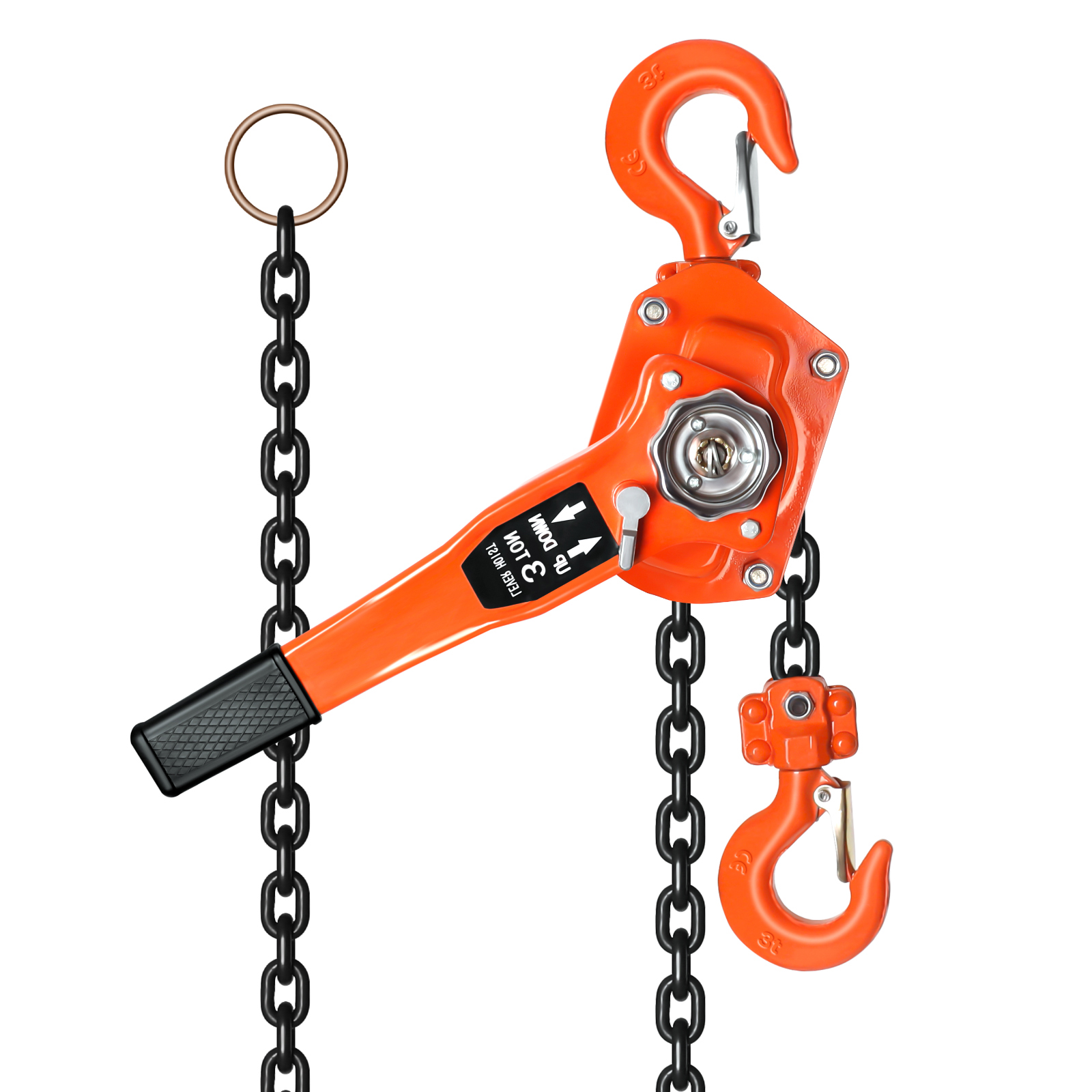 6600 Lbs / 3T Chain Hoist,Manual Lever Chain Hoist,G80 Galvanized ...
