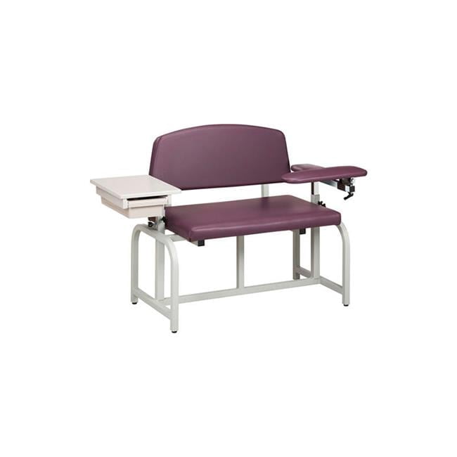 66002B Lab x Series Bariatric Blood Drawing Chair with Padded Flip Arm ...