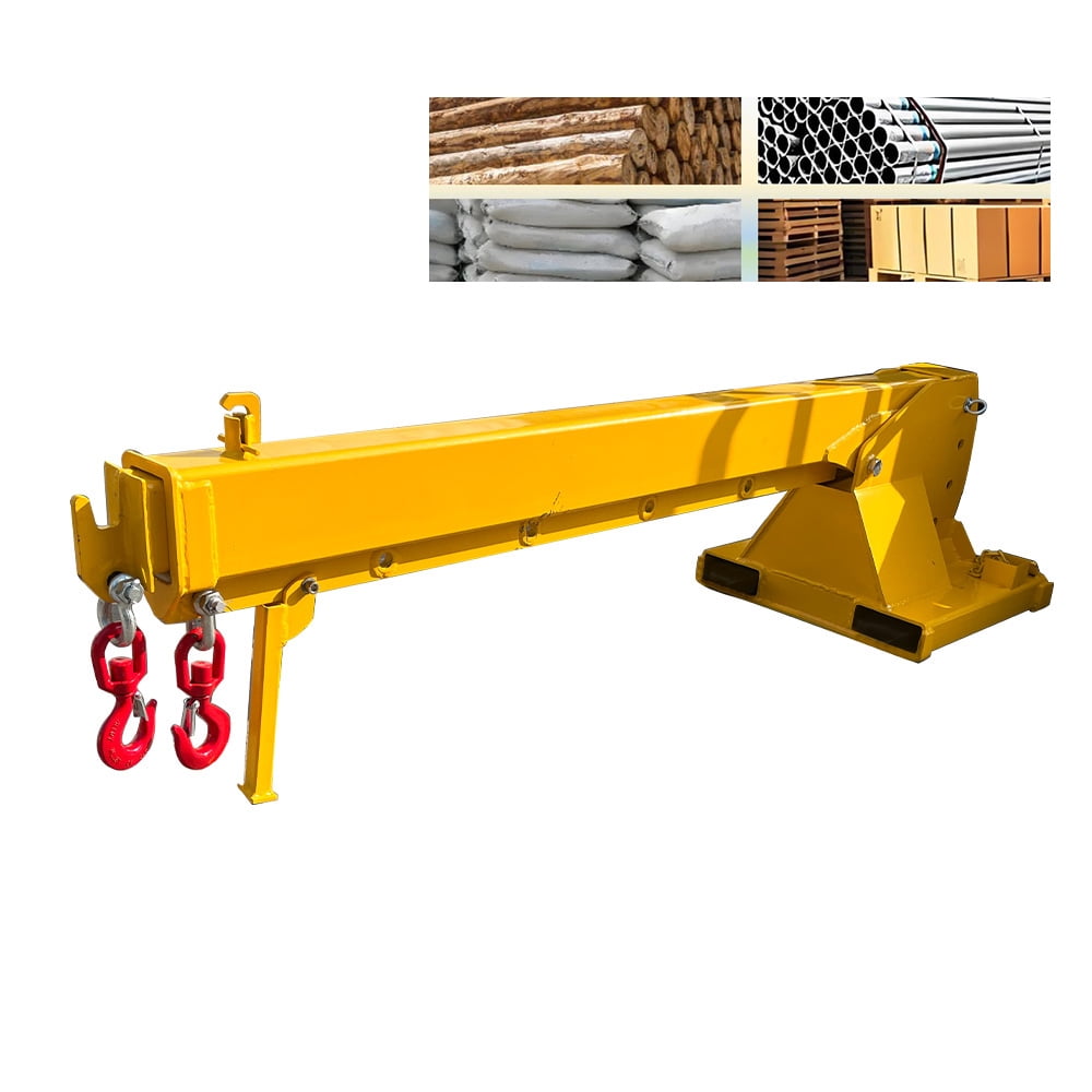 6600LB 12FT Forklift Telescopic Boom Lifting Arm Hoisting Tool ...