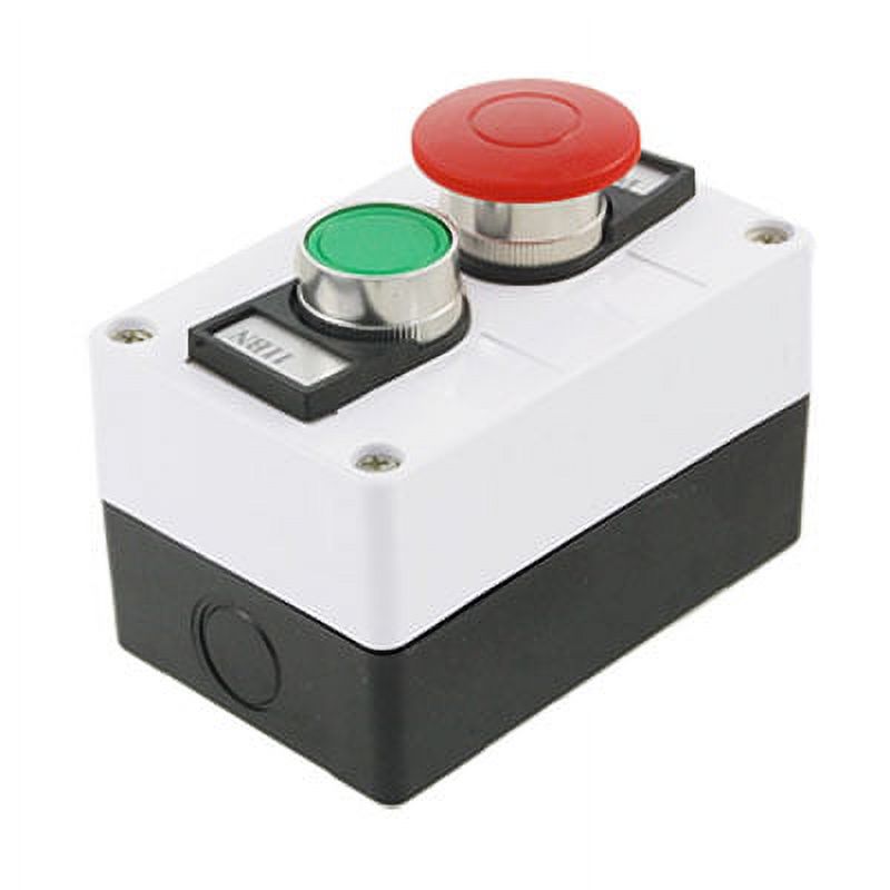 660V 10A NO NC Momentary Switch Push Button Control Box - Walmart.com