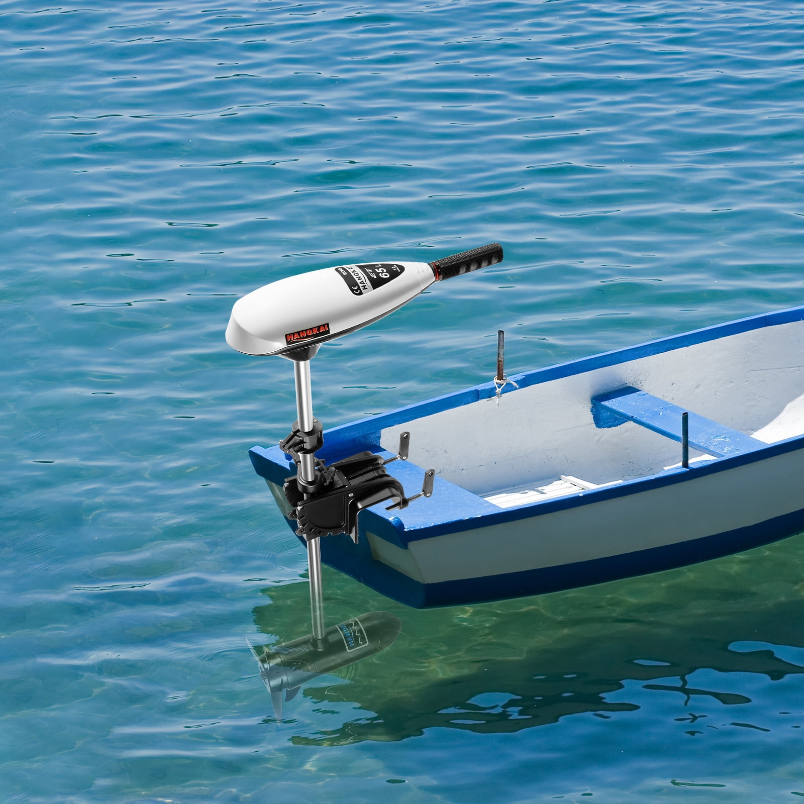 660W Saltwater Electric Trolling Motor, Telescopic Shaft Outboard Motor ...