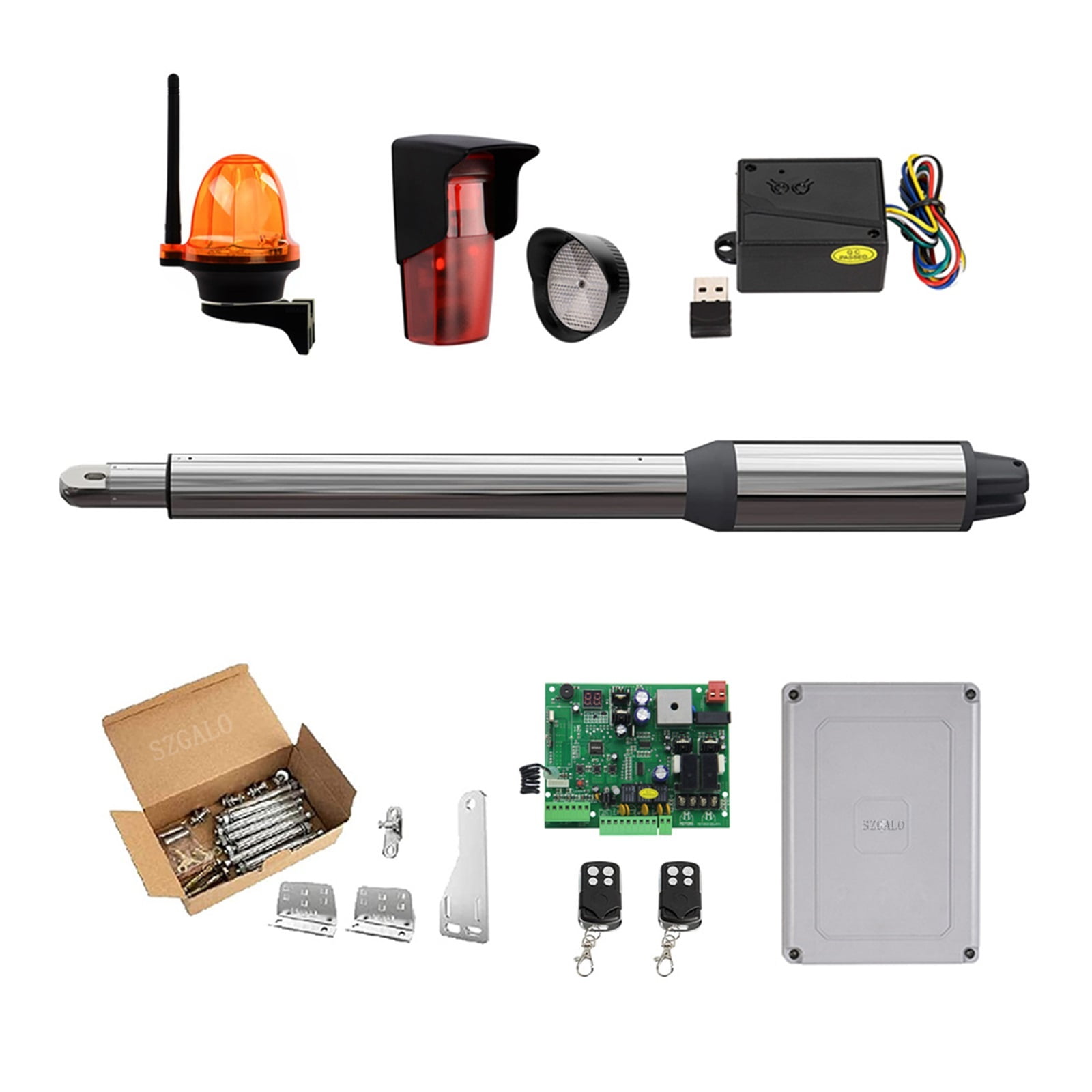 (660lb) Single Swing Automatic Gate Opener Kit Suitable For Opening ...